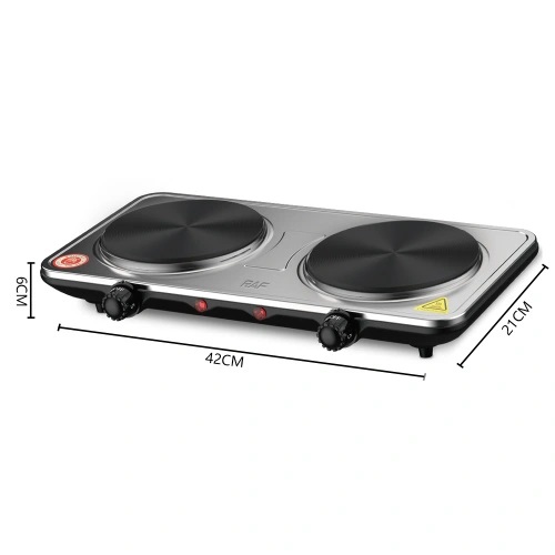 Електрично решо со две рингли - Raf R.8844 - 2000 W – MkMarket